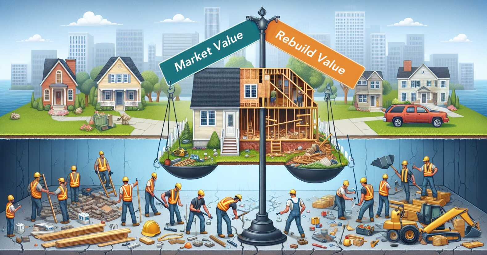 What is Rebuild Cost vs. Market Value | Harvard Western Insurance