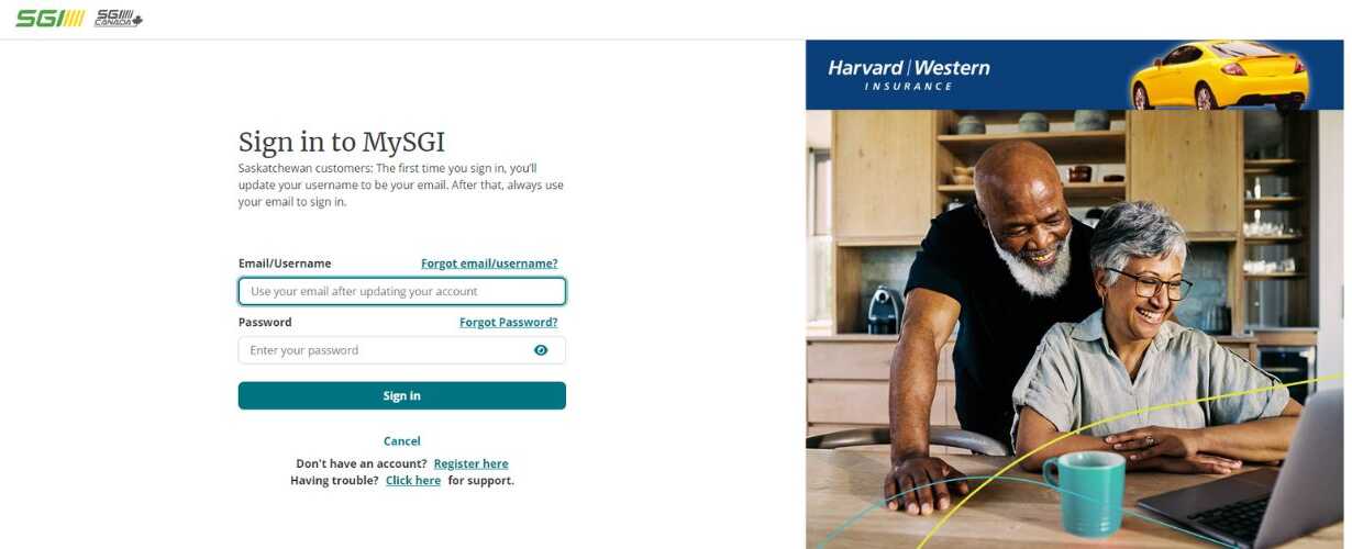 MySGI Login Issues: Troubleshoot Fix | Harvard Western Insurance